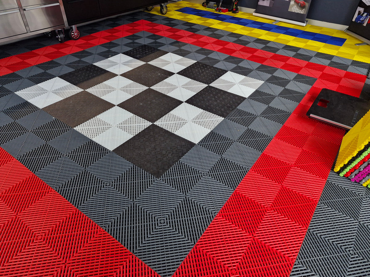 Premium Modular Interlocking Garage Flooring Tiles | OMG Garage