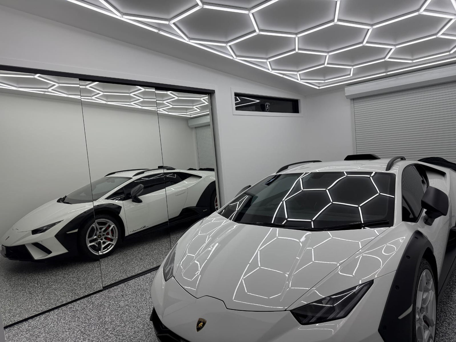 Customize Your Garage or Shop with Brilliant Hexagon LED HEX Lights ...