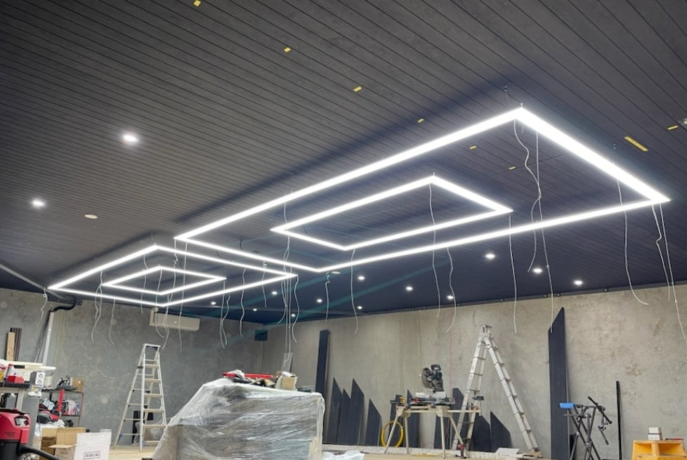 PREMIUM LED Lights Dual rectangle 100mm Luminous light surface!! ATL45 ...