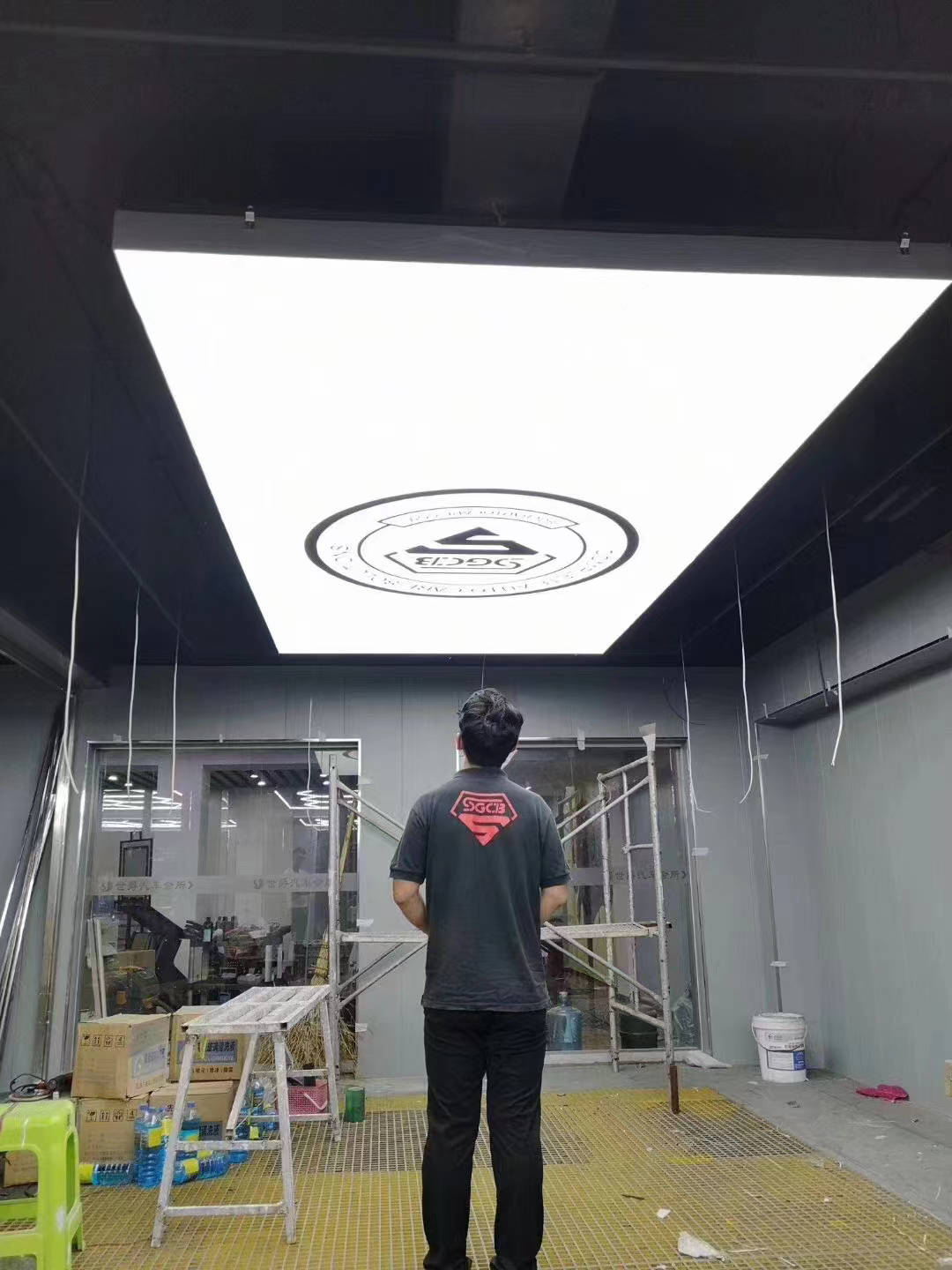 Brand Your Garage: Customisable LED Softbox Logo Light – OMG Garage